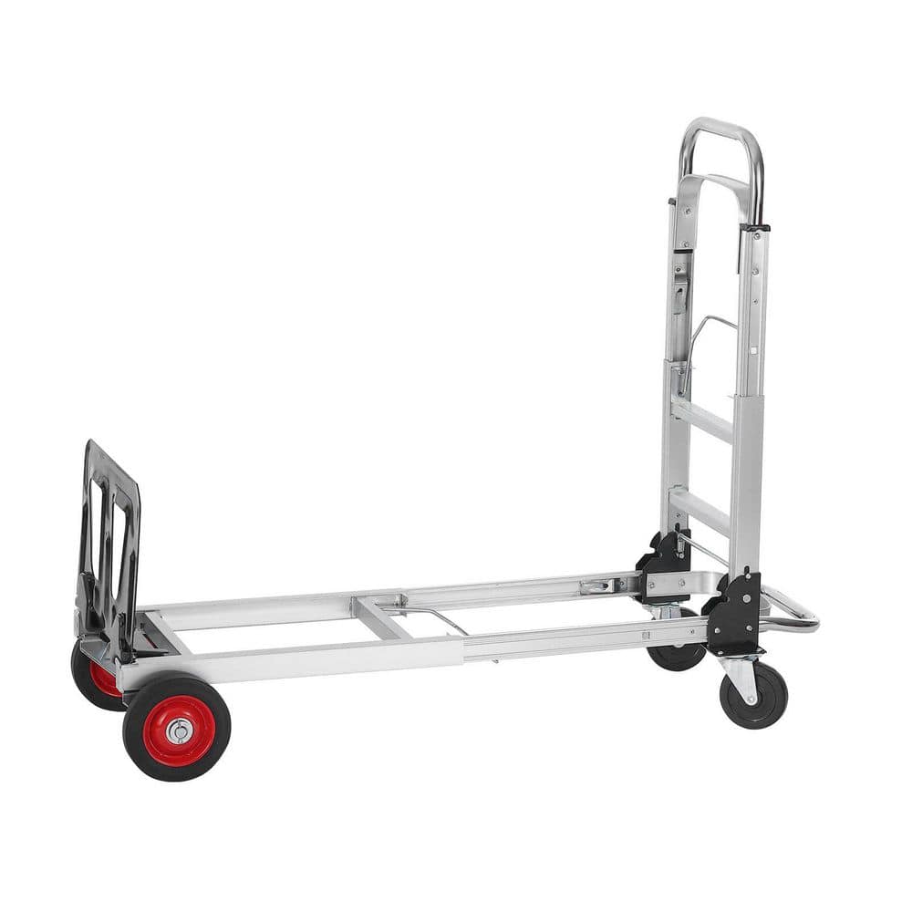 ANGELES HOME 400 lbs. Capacity Heavy Duty Hand Truck Foldable Aluminum ...
