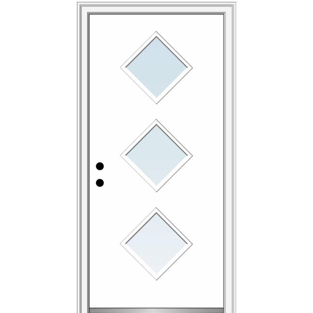 Reviews for MMI DOOR Aveline 32 in. x 80 in. Right-Hand Inswing 3-Lite ...