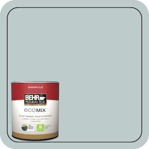 BEHR PREMIUM PLUS 1 qt. #N440-2 Urban Raincoat Semi-Gloss Enamel EcoMix ...