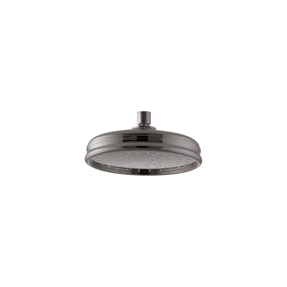 KOHLER 3-Spray Patterns 8 in. Ceiling Mount Fixed Showerhead in Vibrant ...