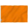 ANLEY Fly Breeze 3 ft. L x 5 ft. L Solid Orange Flag - Plain Orange ...