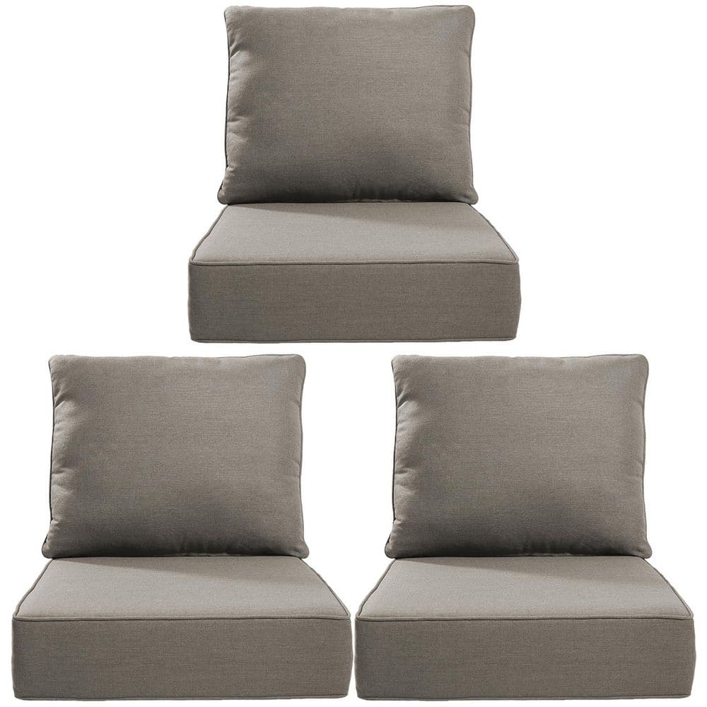 Opohoro 24 in. x 24 in. x 6 in. 6-Piece Deep Seating Water & Fade ...