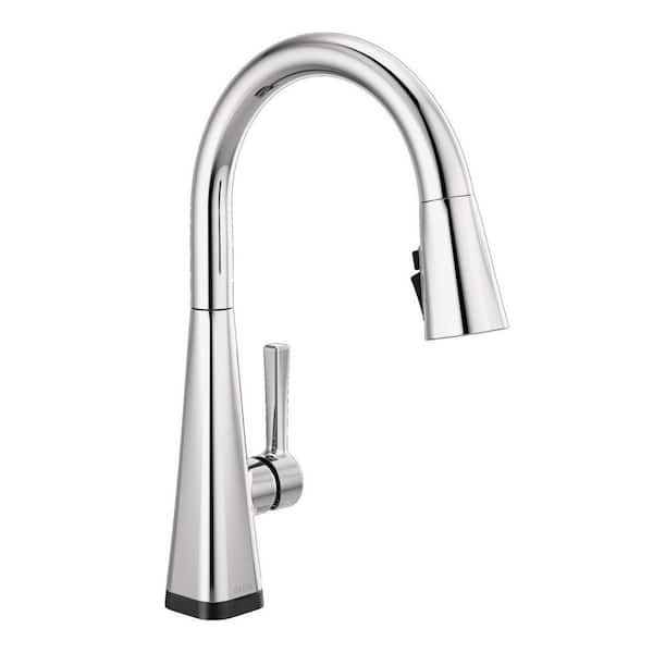 Delta Lenta Touch/Touchless Chrome 16.75 in. H Pull Down Sprayer ...