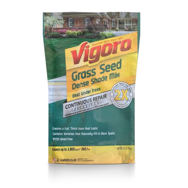 Vigoro 7 lb. Dense Shade Grass Seed Mix 25185 - The Home Depot