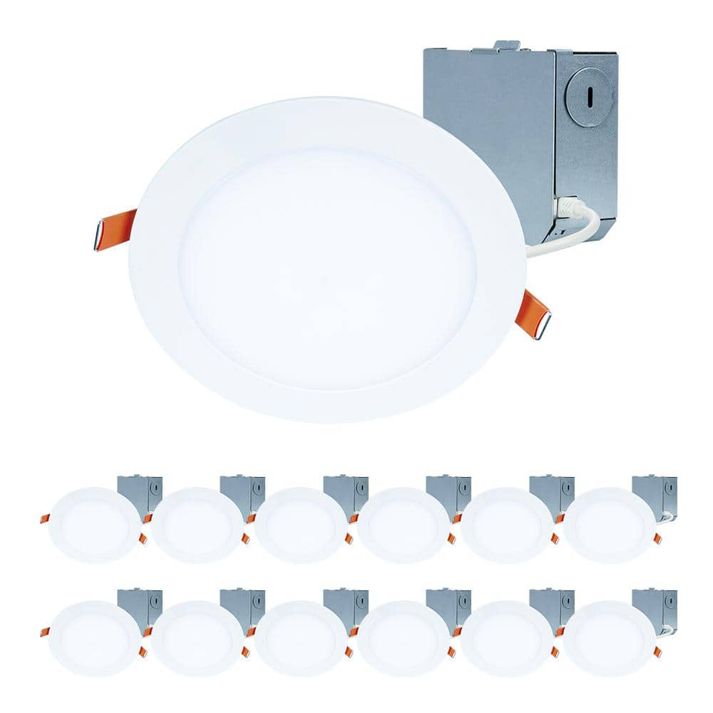 HALO HLBE 6 in. Ultra-Slim Downlight 3000K Fixed CCT New Construction ...