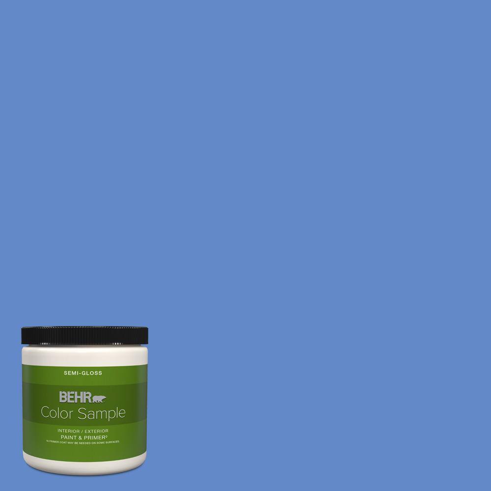 BEHR PREMIUM PLUS 8 oz. #P530-5 Integrity Semi-Gloss Interior/Exterior ...