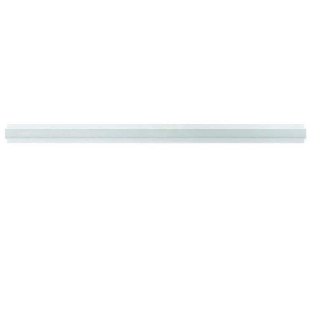 Apollo Tile Grandis 0.8 in. x 12 in. Snow White Marble Polished Pencil ...