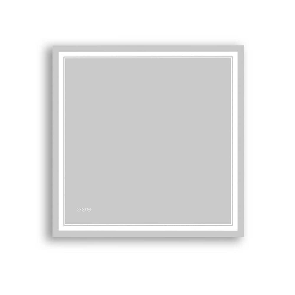 Have a question about IDEAGLE 36 in. W x 36 in. H Frameless LED Wall ...