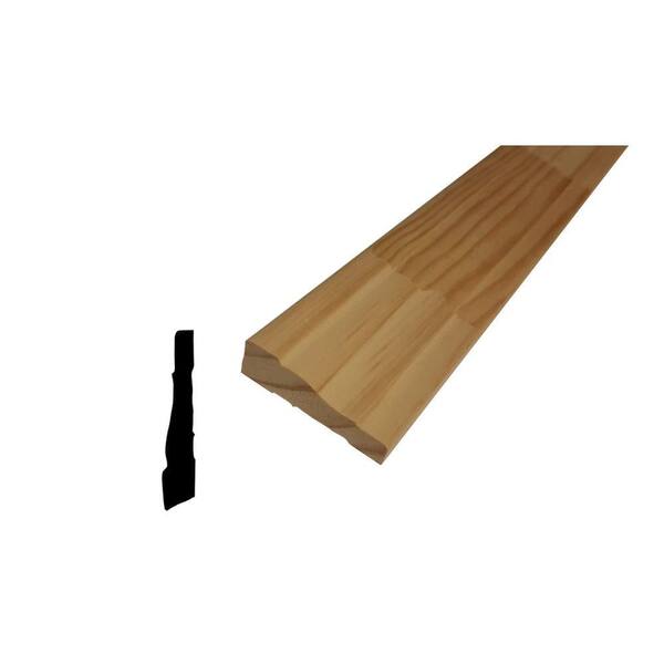 WM 356 11/16 in. x 2-1/4 in. x 168 in. Pine Primed Finger-Jointed ...