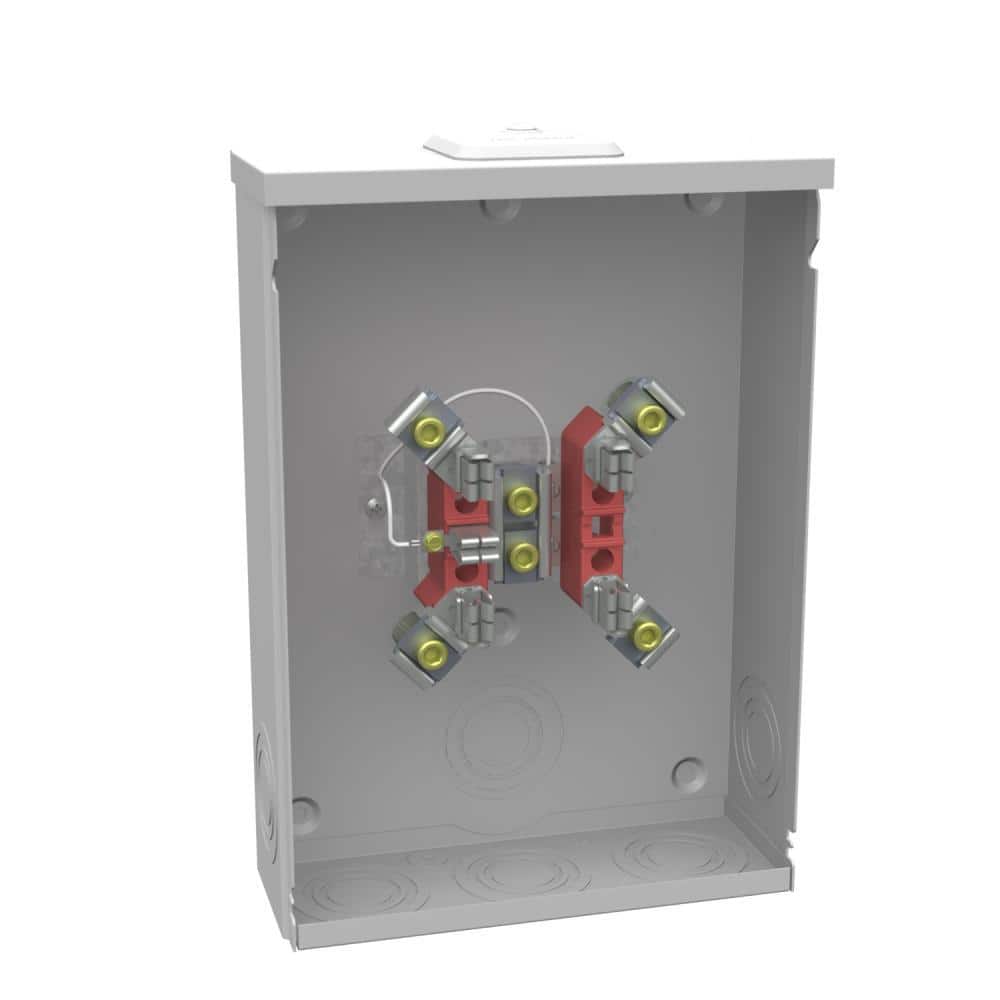 Milbank 200 Amp 5 Terminal Ringtype Overhead/Underground Meter Socket ...