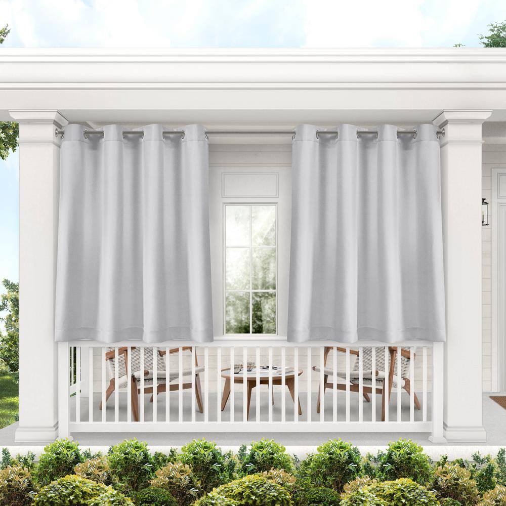 Have a question about EXCLUSIVE HOME Cabana Cloud Grey Solid Light ...