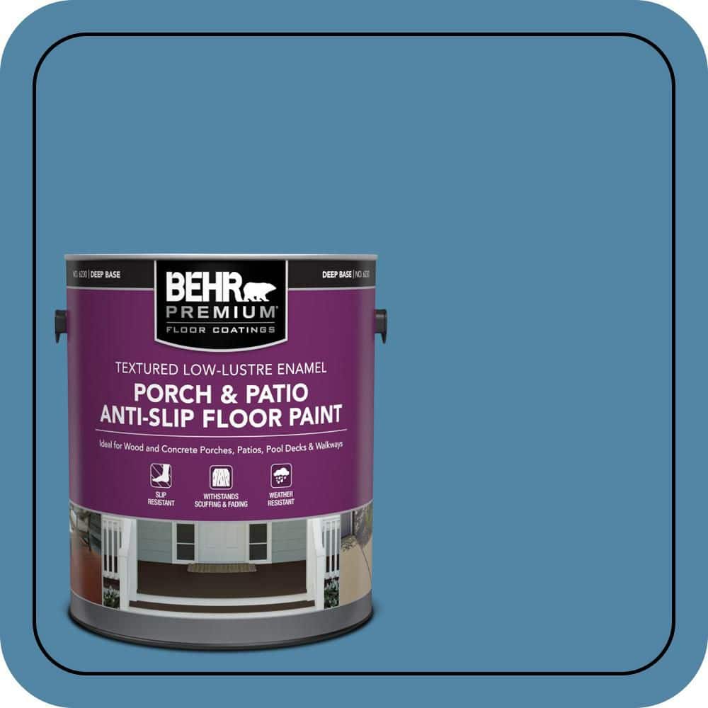 BEHR PREMIUM 1 gal. #M500-4 Hemisphere Textured Low-Lustre Enamel ...