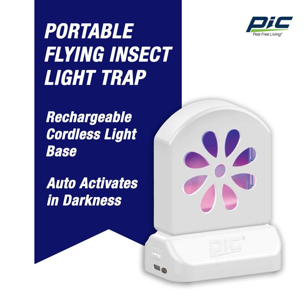 PIC Portable Flying Insect Trap (1-Base plus 2-Refill Cartridge) BTZ ...