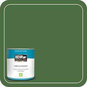 BEHR PREMIUM PLUS 8 oz. #S-H-440 Pine Scent Semi-Gloss Interior ...