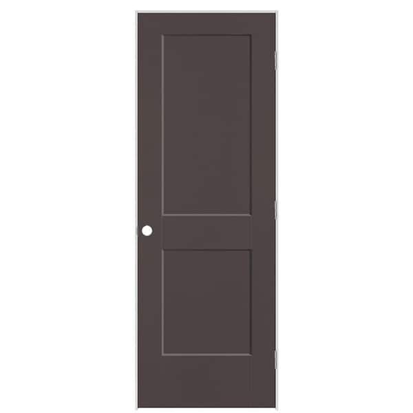 Masonite 28 in. x 80 in. 2-Panel Logan Left-Hand Hollow Core Willow ...
