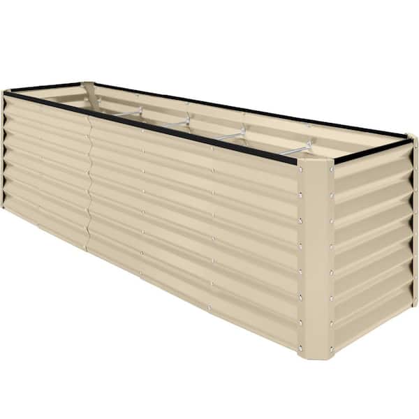 Reviews for Best Choice Products 8 ft. x 2 ft. x 1 ft. Beige Oval Steel ...