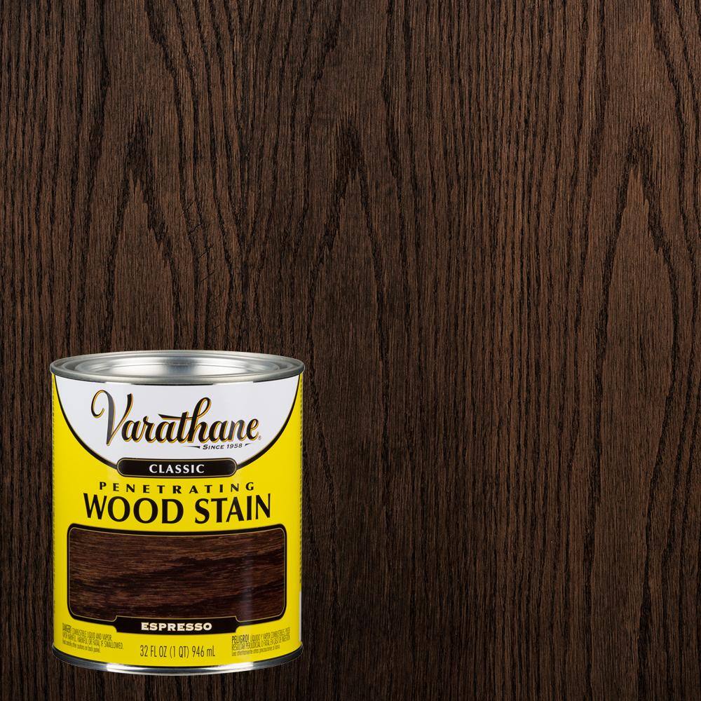 Varathane 1 Qt Espresso Classic Interior Wood Stain 339719 The Home 