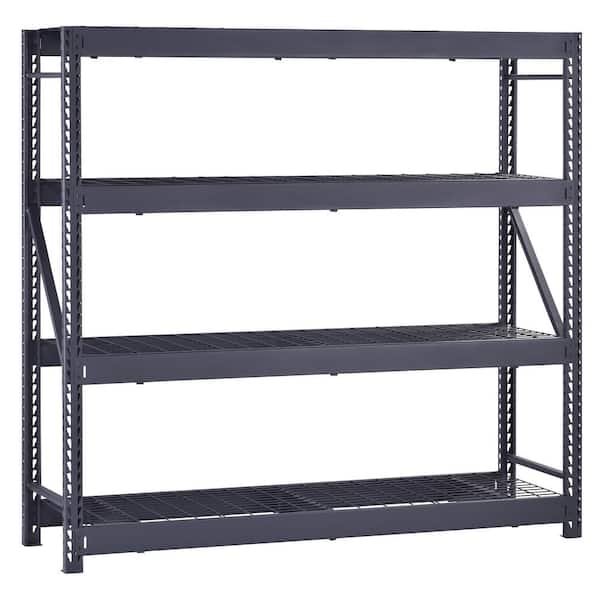Husky 4-Shelf Metal Industrial Duty Freestanding Garage Storage ...