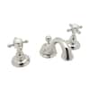 ROHL Viaggio 8 in. Widespread 2-Handle Bathroom Faucet with Cross ...