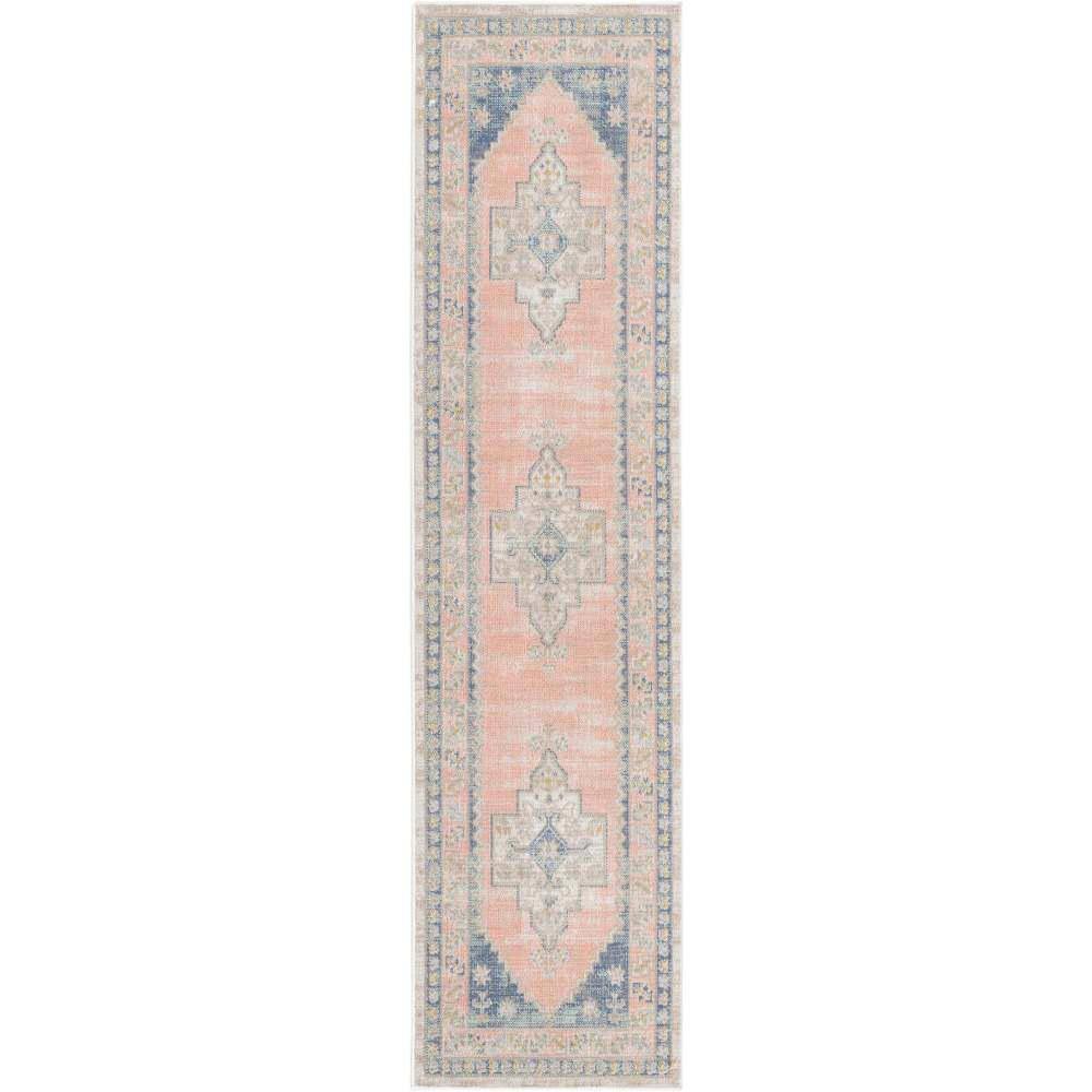 Unique Loom Whitney Geneva French Blue 2 ft. x 8 ft. Area Rug 3154931 ...