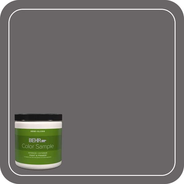BEHR PREMIUM PLUS 8 oz. #PPU17-19 Arabian Veil Semi-Gloss Interior ...