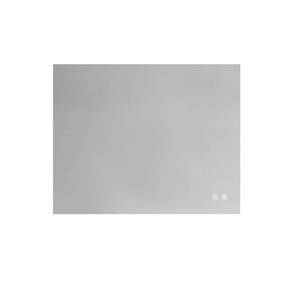KeonJinn 42 in. W x 36 in. H Rectangular Frameless LED Light Anti-Fog ...
