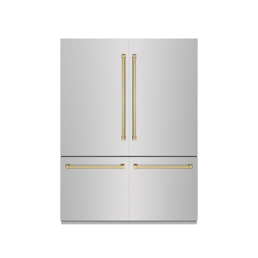 ZLINE Kitchen and Bath 60 in. 32.2 cu. ft. Built-in Bottom Freezer ...