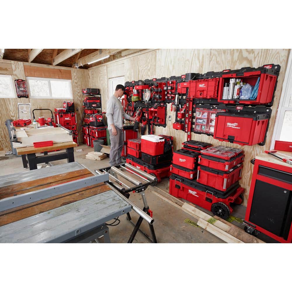 Milwaukee Packout 19.5 in. W x 14.7 in. H x 14.5 in. D Cabinet in Red ...