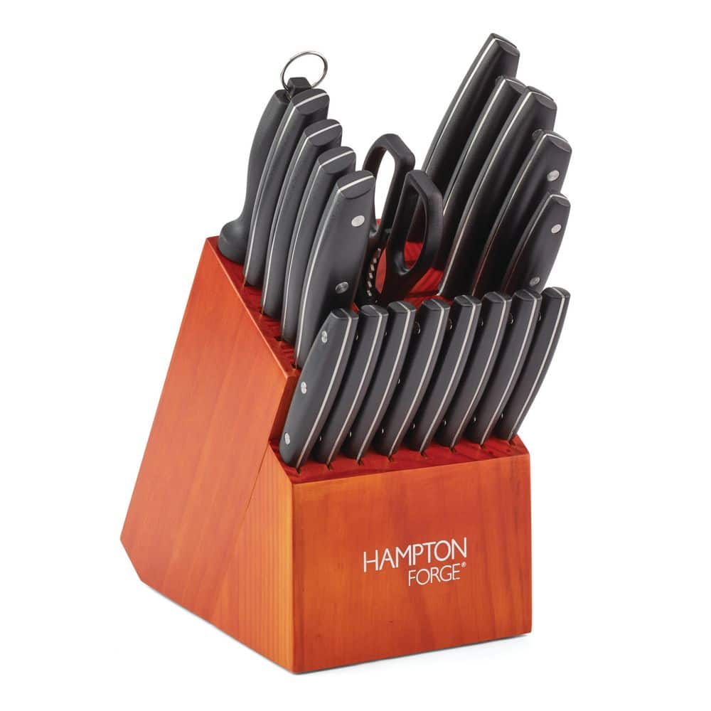 Hampton Forge Atlantis 20-Piece Cutlery Block Set HMC01B008C - The Home ...
