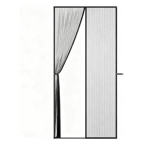 Augbeer 38 in. x 83 in. Composite Self Sealing Magnetic Privacy Screen ...