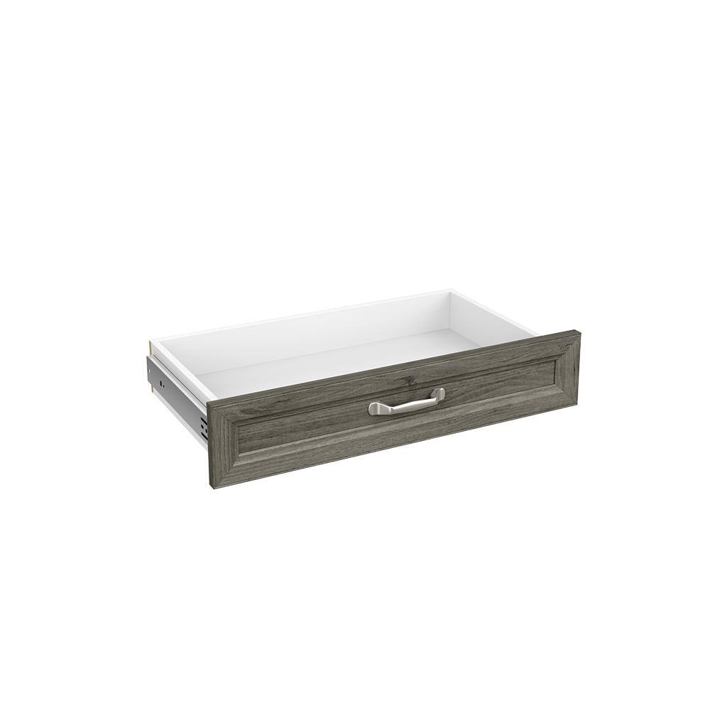 ClosetMaid Style+ 5 in. x 25 in. Coastal Teak Traditional Drawer Kit ...