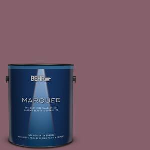 BEHR PREMIUM PLUS 8 oz. #BIC-35 Vintage Plum Satin Enamel Interior ...