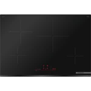 Bosch 500 Series 30 in. Induction Cooktop in Black with 4 SpeedBoost ...