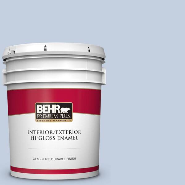 BEHR PREMIUM PLUS 5 gal. #PPU15-17 Monet Hi-Gloss Enamel Interior ...