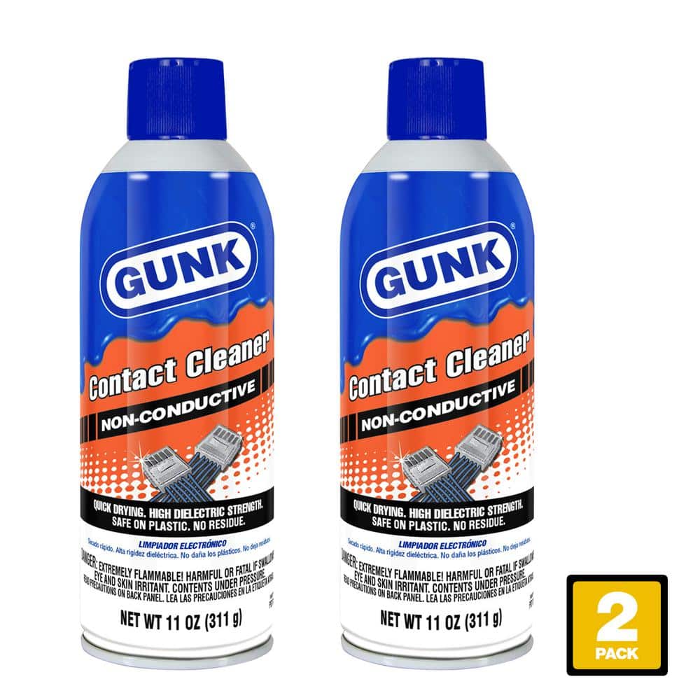 GUNK 11 oz. Contact Cleaner Pack of 2 PD11CC/6 - The Home Depot