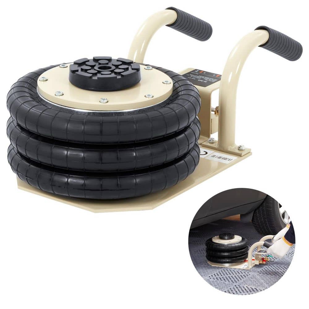 SKYSHALO Triple Bag Air Jack 3 Ton/6600 lbs. Pneumatic Jack for Car SUV ...