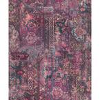 rasch Hamadan Purple Textile Wallpaper RH536539 - The Home Depot