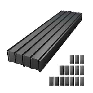 maocao hoom 5 ft. x 1.5 ft. Corrugated 31-Gauge Galvanized Steel Roof ...