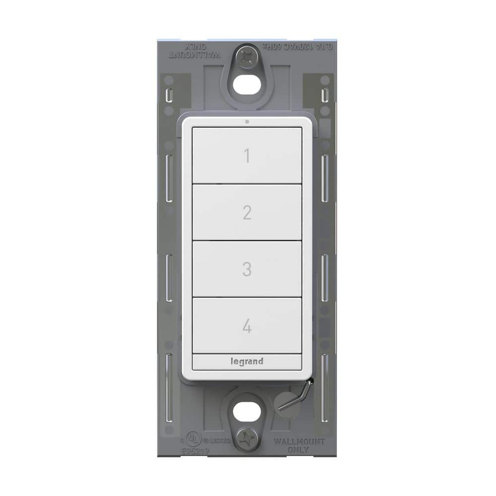 Legrand Radiant Wired Smart Scene Controller Rocker Light Switch with ...