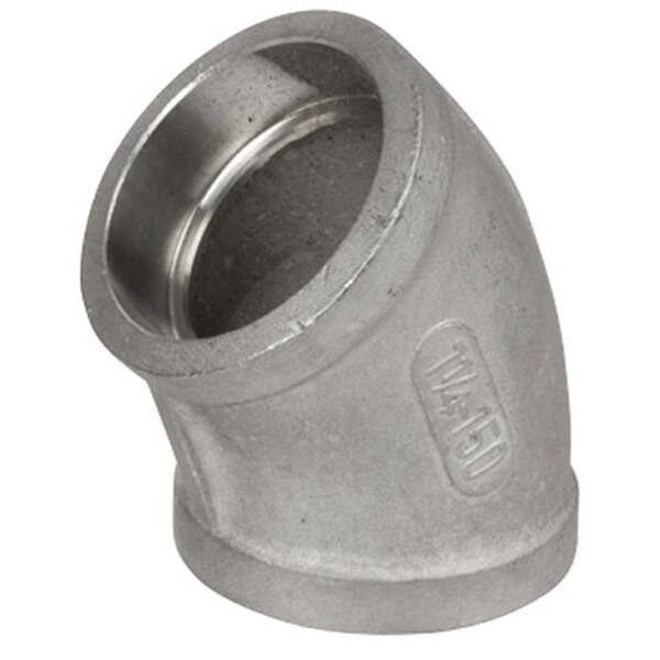 Guardian 1 1/4 in. 316 Stainless Steel 150 Socket Weld 45 Elbow ...