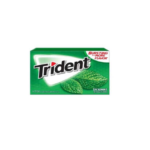 Trident Spearmint Gum (14-Pieces) 1106 - The Home Depot
