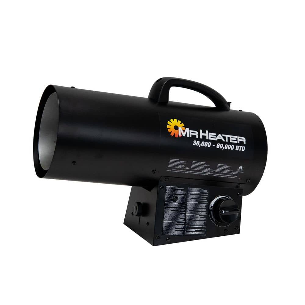 Mr. Heater 30,000 to 60,000 BTU Forced Air Propane Torpedo Space Heater ...