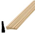 Alexandria Moulding WM 366 11/16 in. x 2-1/4 in. x 84 in. Pine Casing ...