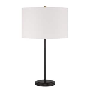 CRAFTMADE Keefer 25.39 in. Flat Black Finish Contemporary Pillar ...