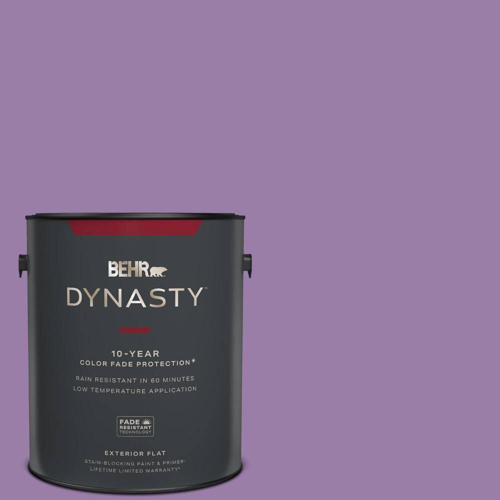 BEHR DYNASTY 1 gal. #MQ4-61 Lilac Intuition Flat Exterior Stain ...