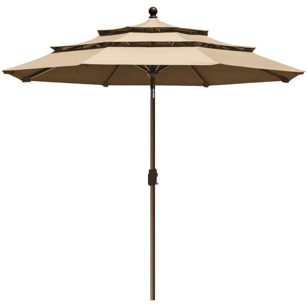 eliteShade Elite Shade USA Sunumbrella 9 ft. 3-Tiers Market Umbrella ...