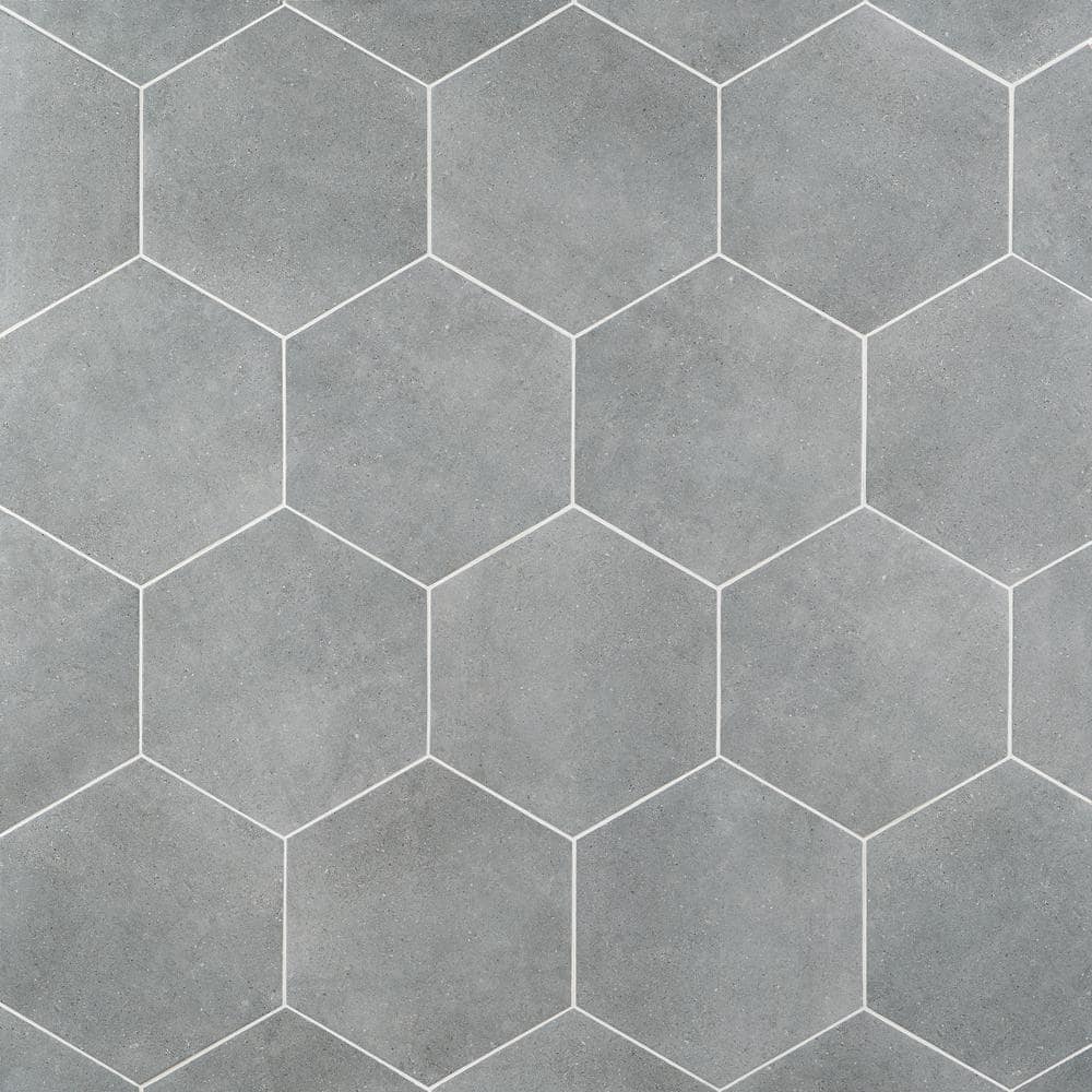 Ivy Hill Tile Klyda Graphite 4 in. x 0.31 in. Matte Porcelain Tile ...