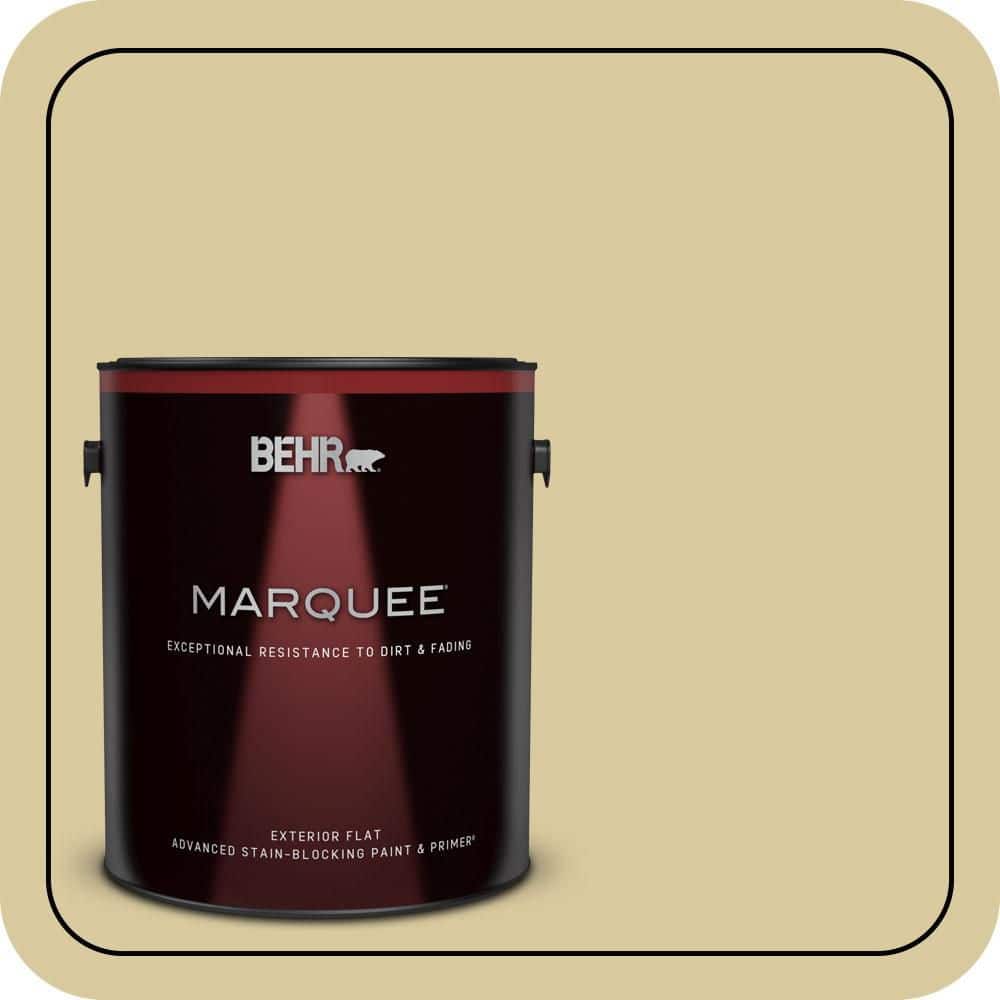 BEHR MARQUEE 1 gal. #380F-4 Ground Ginger Flat Exterior Paint & Primer ...