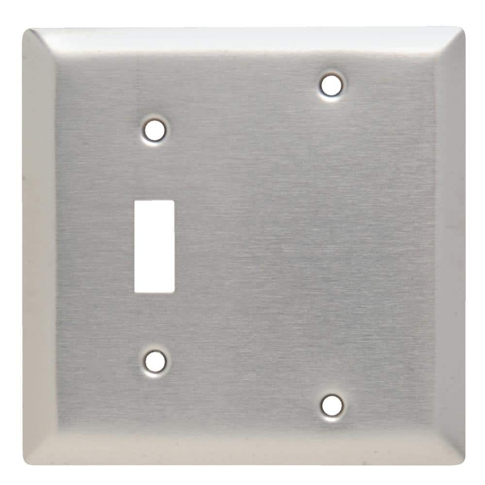 Legrand Pass & Seymour 302/304 S/S 2 Gang 1 Toggle 1 Box Mount Blank ...