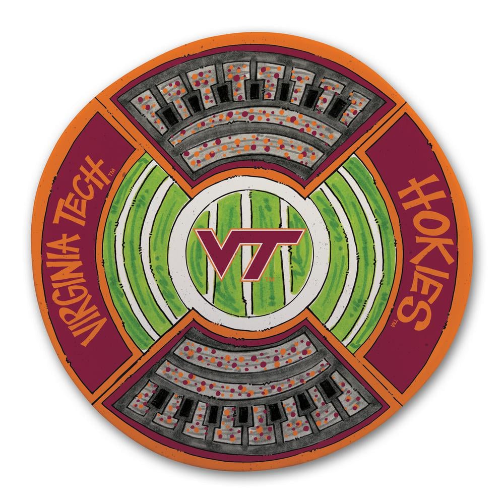 Magnolia Lane Virginia Tech Football Stadium Melamine Platter 22451 ...
